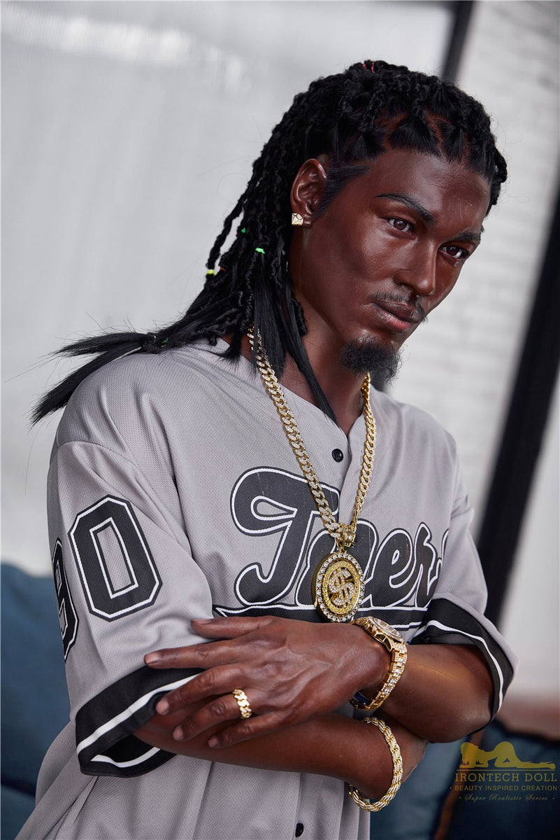 Irontechdoll Black Male Sexdoll Lifelike Jamal 167cm ️ Sex 'n Dolls